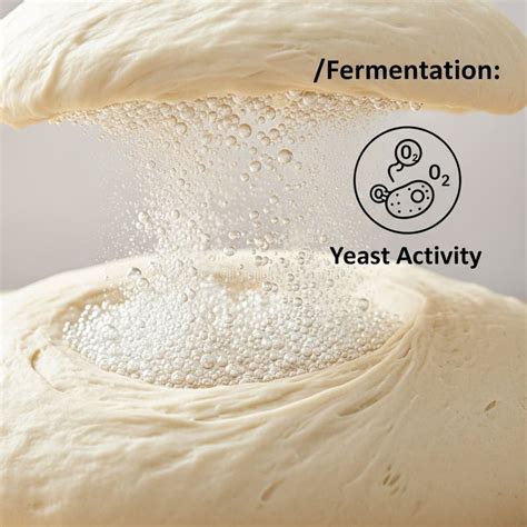 A Cross Sectional Illustration Shows The Fermentation Process Stock