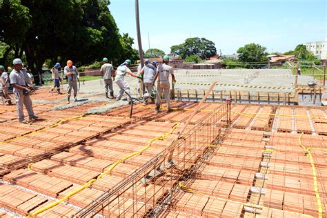 Nova creche no Jardim Bethânia recebe concreto Agência Sorocaba de Notícias