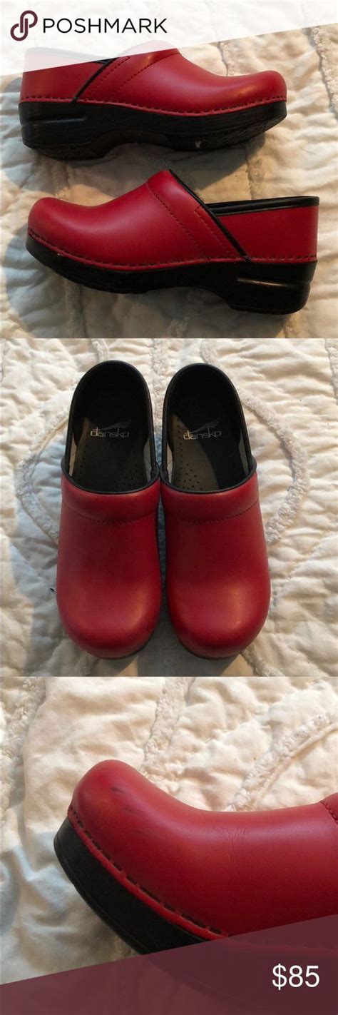 Red Dansko Shoes Nursing Clogs Dansko Shoes Clogs Nursing Clogs
