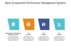 Basic Components Performance Management Systems Ppt Powerpoint Presentation Professional File