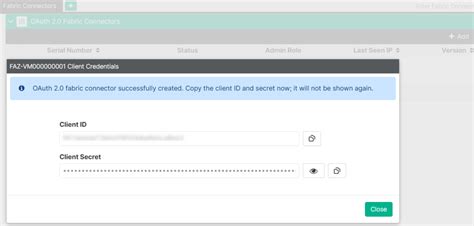 Create Connectors With Oauth 2 0 Token Based Authentication 7 4 1 Forticlient 7 4 0 Fortinet