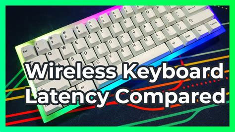 Keyboard Input Latency Compared Wireless BLE ZMK QMK And Corsair