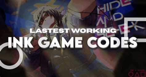 New Ink Game Codes August 2025 Tnp Scripts