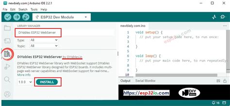 Esp32 Controls Led Via Web Esp32 Tutorial