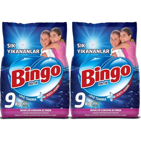 Bingo Matik Toz Çamaşır Deterjanı Sık Yıkananlar Beyazlar ve Fiyatı