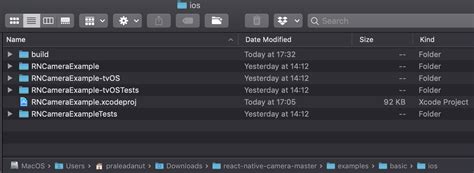 Running Basic Example Fails · Issue 2547 · React Native Camerareact