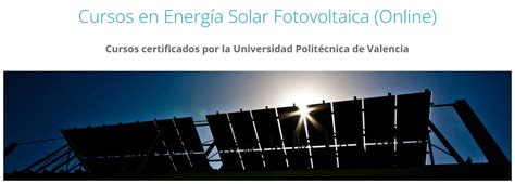 Image Curso Fotovoltaica Online Curso De Energía Solar Fotovoltaica