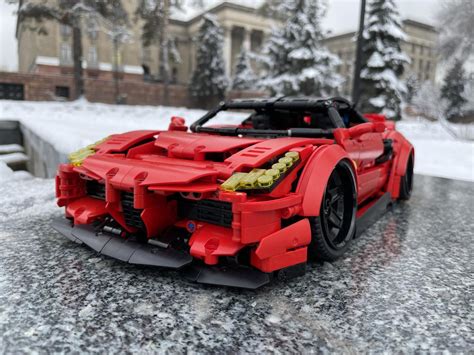 Lego Moc Ferrari 488 Pista Liberty Walk By Super8ltg Rebrickable