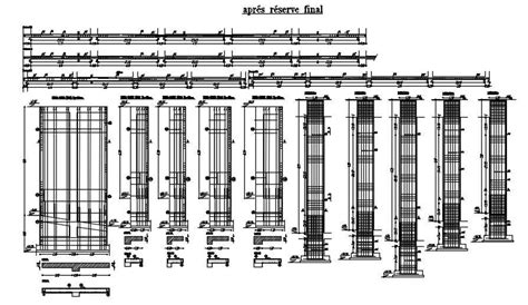 Reinforcement Details Of The Wall And Strip Foundation In Autocad 2d Drawing Cad File Dwg File