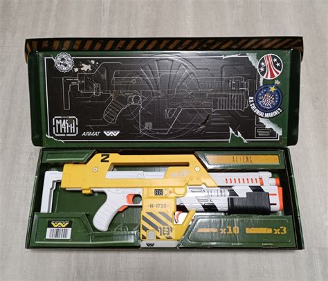 Nerf Pulse Rifle Alien Hobbies And Toys Toys And Games On Carousell