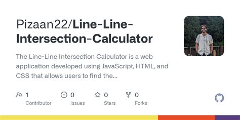 Github Pizaan22line Line Intersection Calculator The Line Line