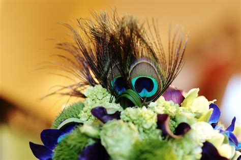 Bridesmaid Bouquet Peacock Theme Bridesmaid Bouquet Wedding Ideas