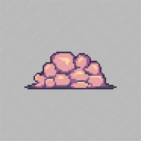 Premium Vector Pixel Art Cloud For Game Asset