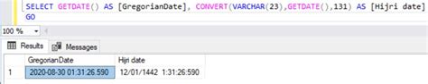 Hijri Date In Sql Server With Islamic Month Name Big Data And Sql