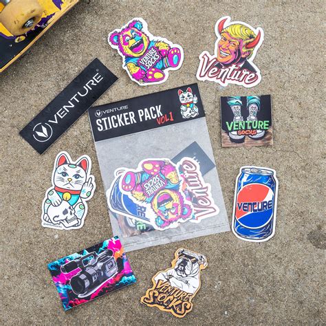 Sticker Pack Vol 1 Venture Socks