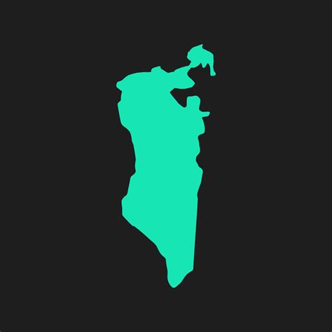 Bahrain Map Illustrated Vector Art At Vecteezy