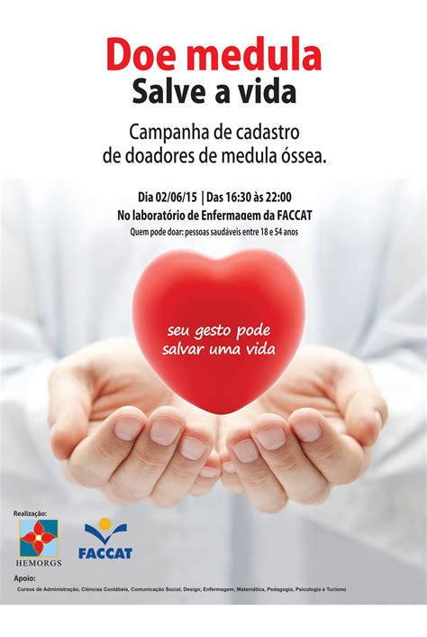 Cadastro Para Doação De Medula Faccat Faculdades Integradas De