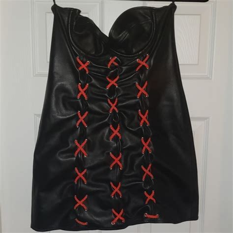 Leather Corset Dress Gem