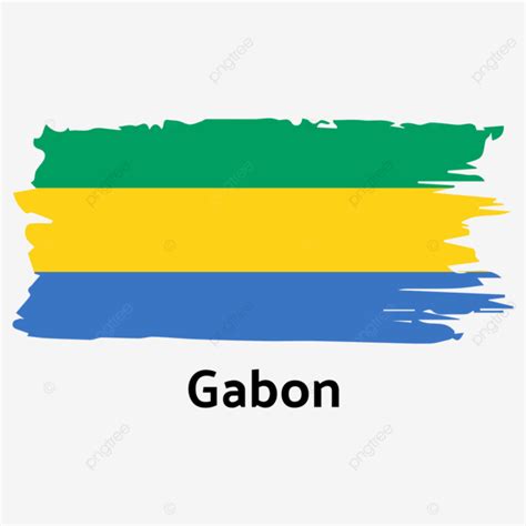 가봉 국기의 브러시 효과 벡터 가봉 깃발 효과 Png 일러스트 및 벡터 에 대한 무료 다운로드 Pngtree