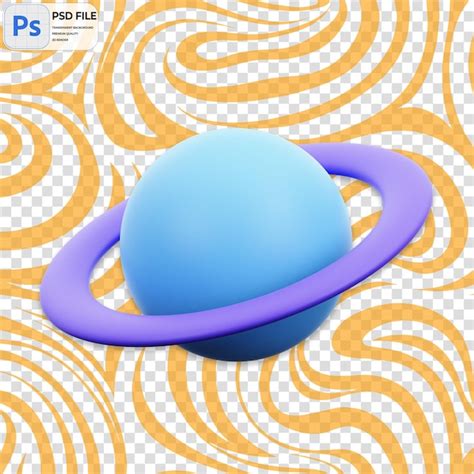 Premium Psd 3d Planet Render Icon Isolated Png Illustration Psd Template