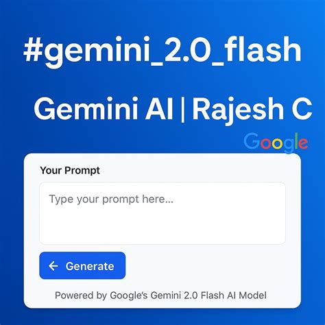 Ai Gemini Gemini Javascript Webdevelopment Tailwindcss Codemirror Rajesh Choudhury
