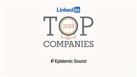 Linkedin Top Companies 2023 Epidemic Sound