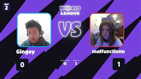 Geoguessr World League Week 15 Gingey Vs Malfunctionn Youtube