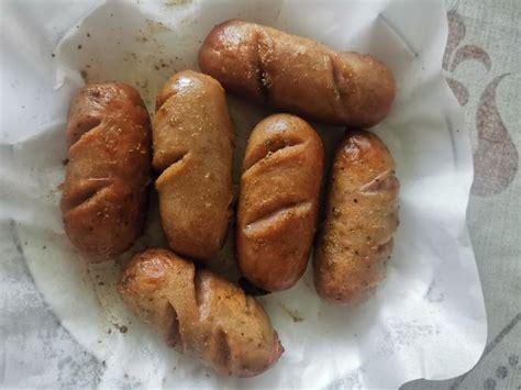【新手简单空气炸锅烤肠的做法步骤图】学做饭的音音下厨房
