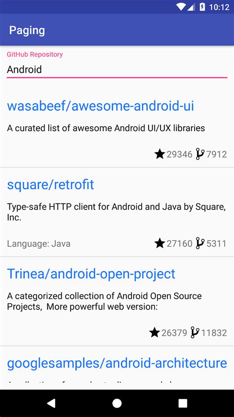 Android Paging Android Developers