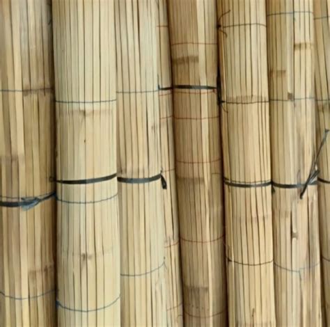 Tirai Bambu Gulung 3 Meter Luar Rumah Geratis Tali Keretan Lazada