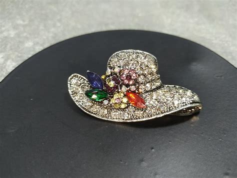 Вінтажна брошка капелюшок — ціна 145 грн у каталозі Брошки Купити аксесуари за доступною ціною