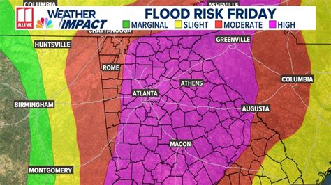 Helene Flood Warnings Metro Atlanta North Georgia List
