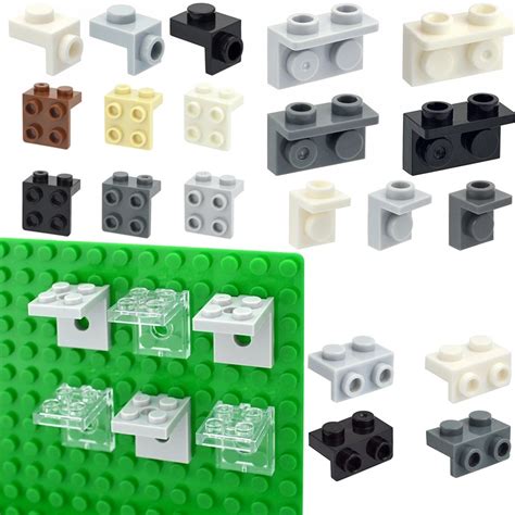 Jual Moc Bracket Building Blocks 1x2 2x2 Accessories Base Plate Holder Wall Panel Inverted