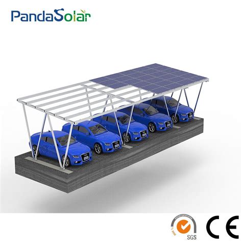 High Strength Solar Carpark Installed Structure Solar PV Carport