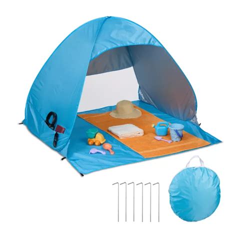Tente De Plage Pop Up Abri Solaire Anti Uv Tente Protection Soleil