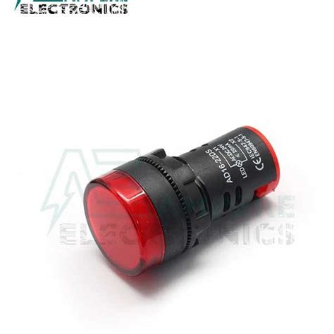 Led Indicator Lamp 220vac 22mm Green Ampere Electronics