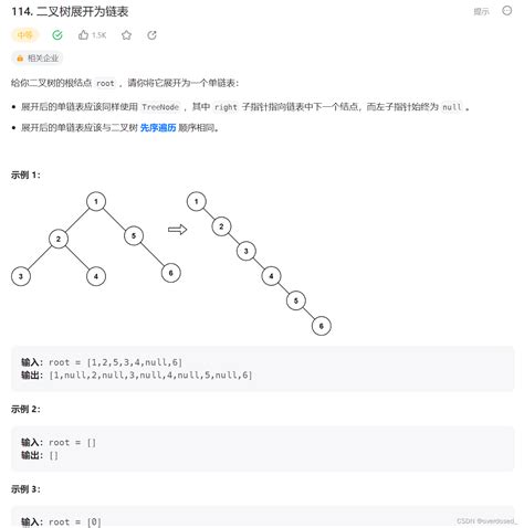 114 二叉树展开为链表 Csdn博客