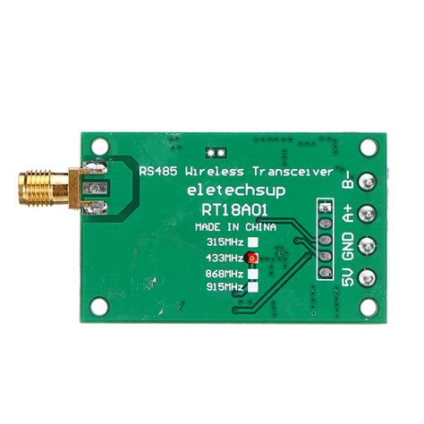 Rt18a01 Rs485 Master Slave Network Transceiver Wireless Repeater Fsk 433m 868m Uhf Fr Module