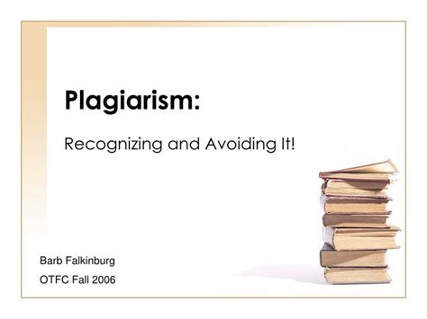 Ppt Plagiarism Powerpoint Presentation Free Download Id731346