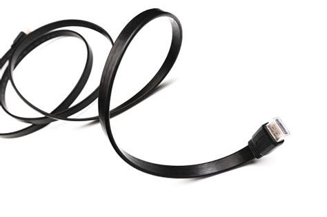 흰색 배경에 고립 된 검은색 Hdmi 전원 케이블 소켓이미지 0명에 대한 스톡 사진 및 기타 이미지 0명 검은색 네트워크