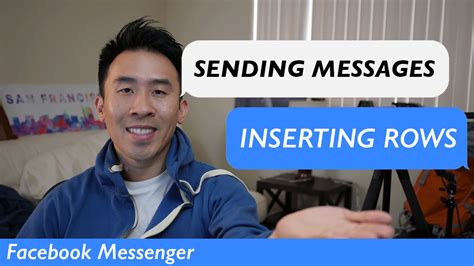Swift Fb Messenger Send Messages Inserting Rows For