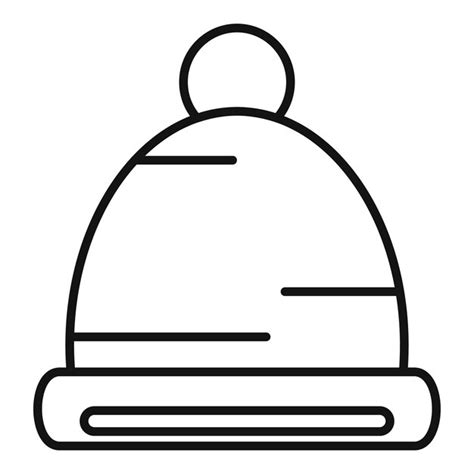Premium Vector Winter Hat Icon Outline Vector Season Sport Outdoor