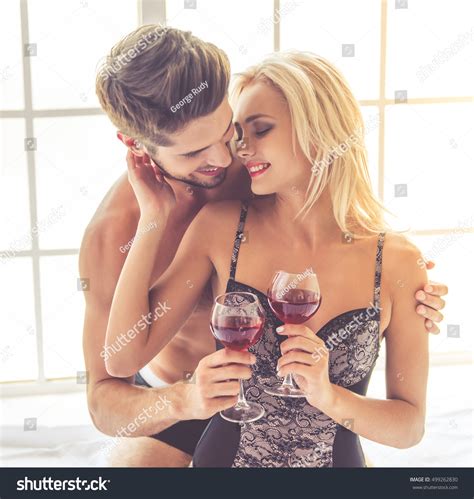 Couple Wine Bed Images Stock Photos Vectors Shutterstock