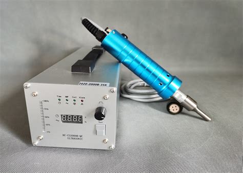 800w Ultrasonic Spot Welder With 10mm Titanium Welding Horn Tip 35Khz