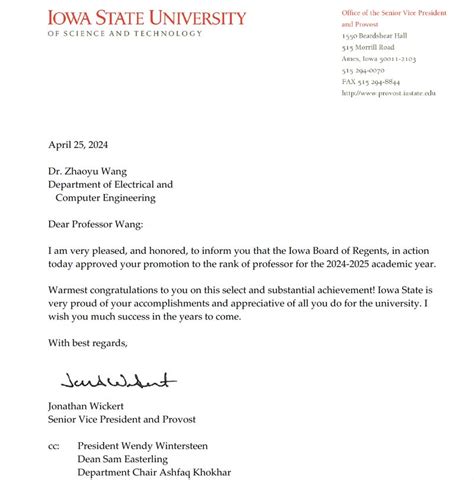 I Am Thrilled To Share That I Have Been Promoted To The Position Of