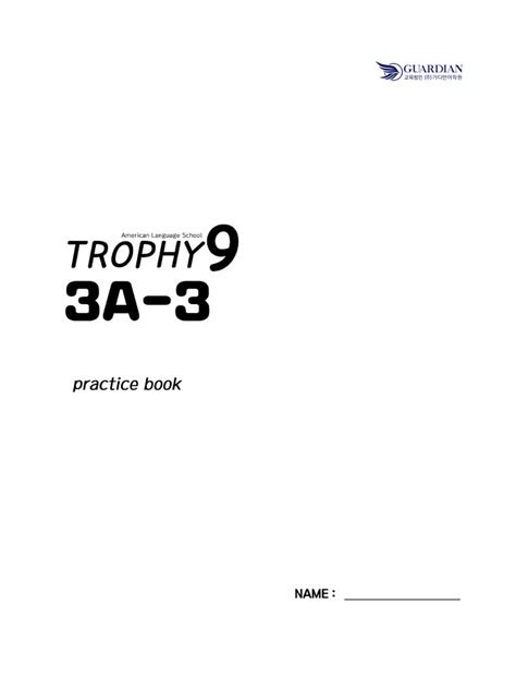 3a 03 Practice Book 답지 Pdf