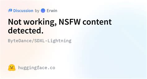ByteDance SDXL Lightning Not Working NSFW Content Detected