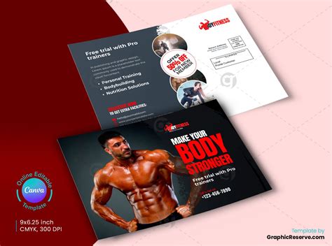 Gym Eddm Mailer Canva Template
