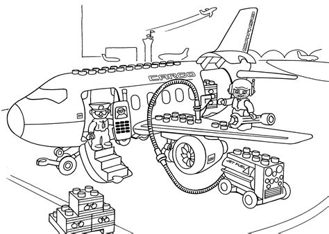 Lego Block Coloring Pages At Free Printable
