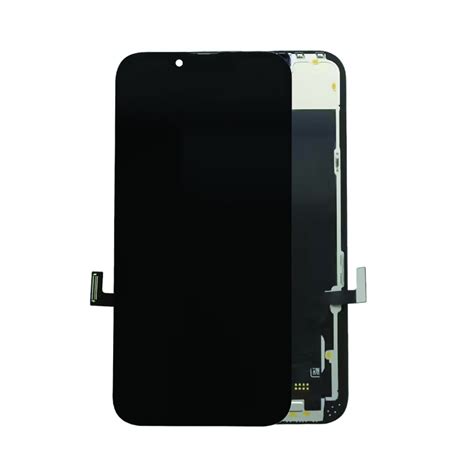 ECRAN OLED POUR IPHONE 13 VITRE TACTILE SUR CHASSIS NOIR SANS OUTIL